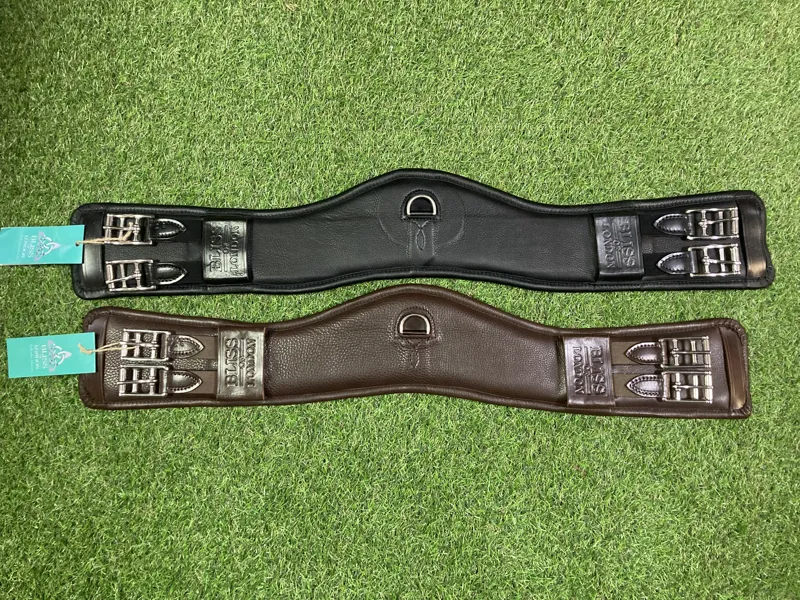 Bliss Anatomical Dressage Girth With D Black