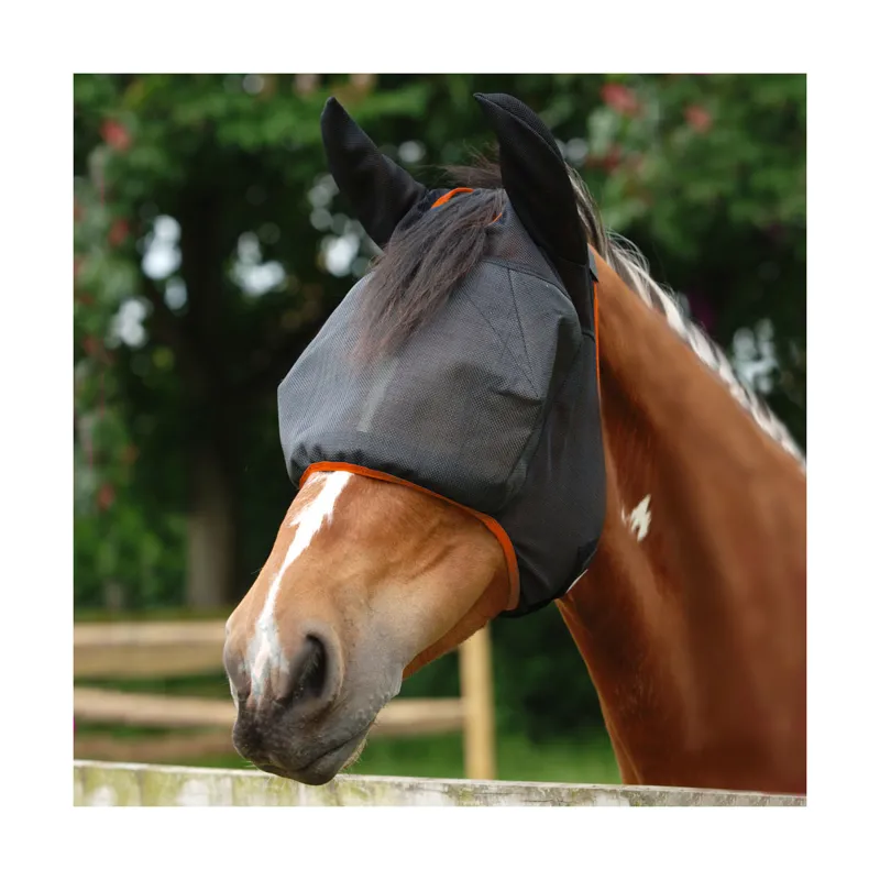 Equilibrium Field Relief Midi Fly Mask With Ears Black