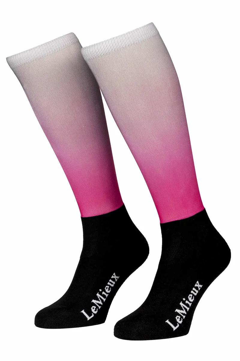 Lemieux Spectrum Socks Grey/Watermelon